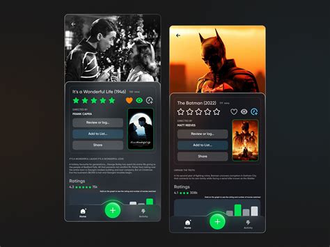 Letterboxd Mobile App Redesign Behance