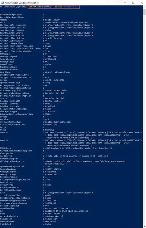 Hyper V Informationen Zu Einer VM Abrufen Per PowerShell Windows FAQ