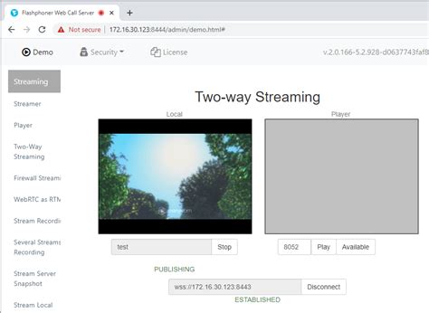Webrtc Stream Recording Load Test Flashphoner Streaming And Calls For Web
