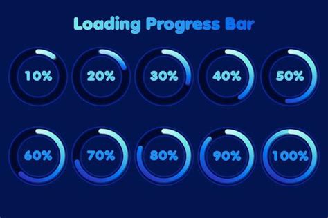 Game Progress Bar Vector Art Icons And Graphics For Free Download