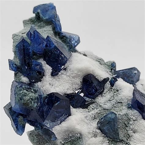 Benitoite With Natrolite On Matrix Benitoite Gem Mine San Benito