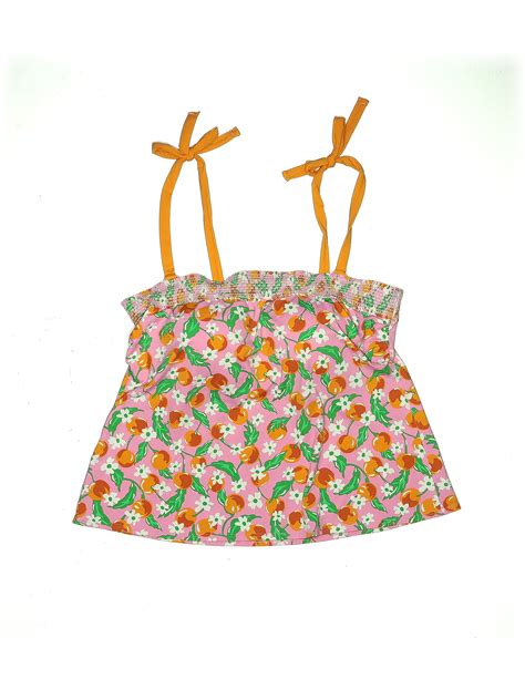 Lands End Orange Swimsuit Top Size 18 Plus 64 Off Thredup