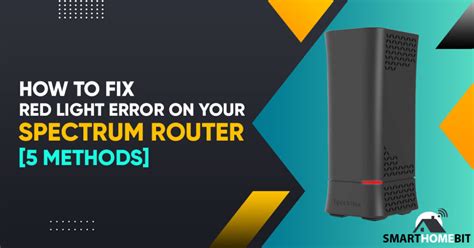 Spectrum Router Red Light Methods To Fix SmartHomeBit