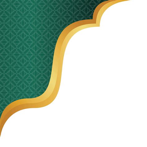 Islamic Corner Decoration 39936747 Vector Art At Vecteezy