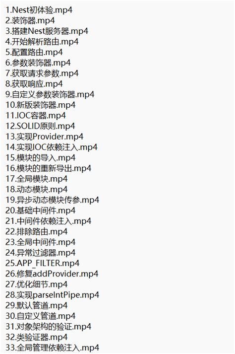 Nestjs课程 视频教程 下载 Java资源分享网 Nestjs课程 视频教程 下载 Java资源分享网