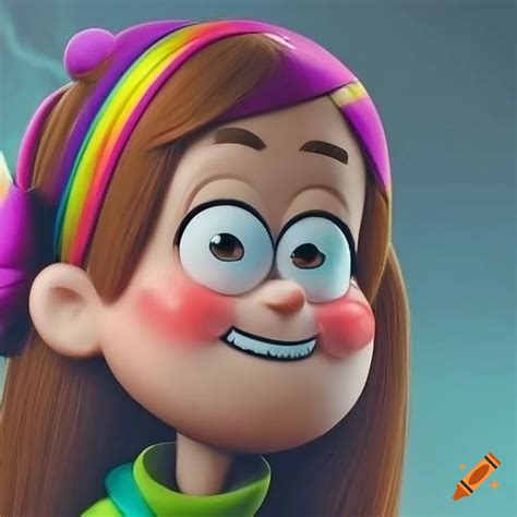 Realistic Portrait Of Mabel Pines In High Resolution K Detail On Craiyon