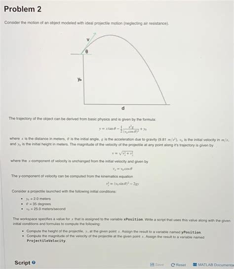 Solved Problem 2 Consider The Motion Of An Object Modeled