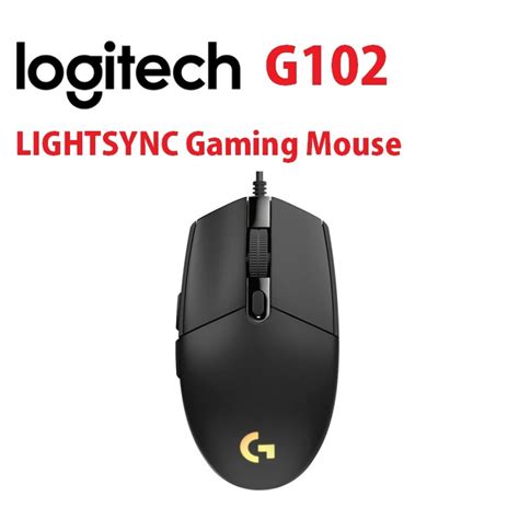 Logitech G102 6 Buttons Lightsync Gaming Mouse Logitech Gaming Mouse Shopee Malaysia