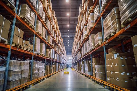 仓库货架上的货物高清图片下载 正版图片600896910 摄图网