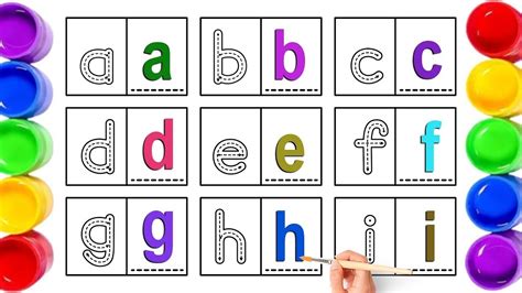 Learn Abc एबीसी Alphabers अक्षर A To Z Letter Writing Abc Drowing Abc Count 123 Youtube