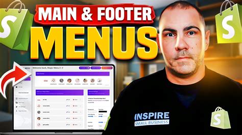 How To Update Site Navigation On Shopify Main Menu And Footer Menus
