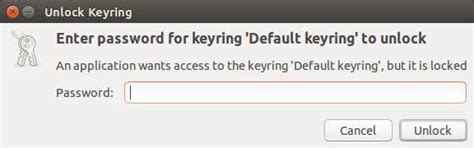 How To Disable Entering Password For Default Keyring To Unlock On Ubuntu Desktop