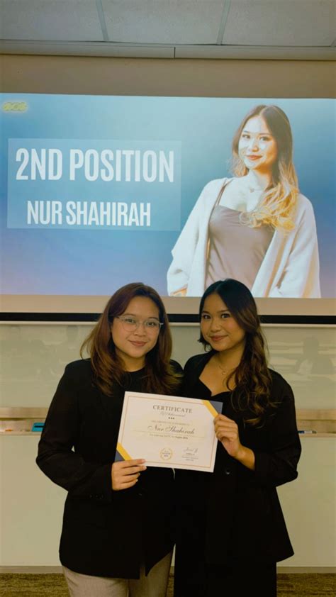 Shahirah Suradi On Linkedin Excited And Grateful To Have Achieved Top