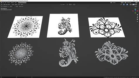 convert 2d design to 3d blender 3 4 tutorial blender blender3d blendertutorial artofit