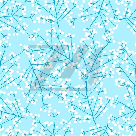 دانلود وکتور الگوی شاخه درخت روآن بری دانلود رایگان فایل لایه باز