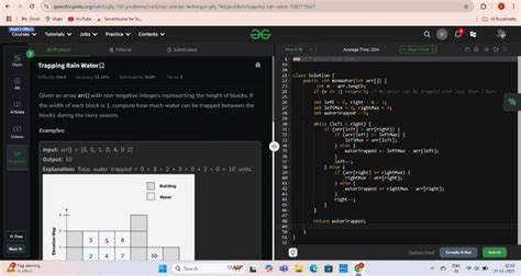 Geekstreak2024 Geeksforgeeks Dsa Codingchallenge Problemsolving Shivam Verma