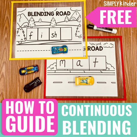 How To Teach Continuous Blending In Kindergarten Simply Kinder