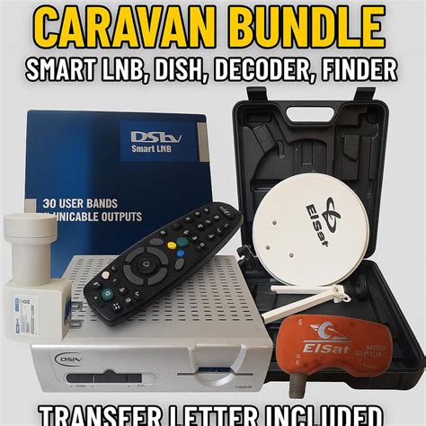 Dstv Decoders Complete Dstv Caravan Setup Smart Lnb Decoder Dish