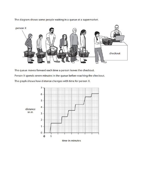 distance time graph exercise pdf