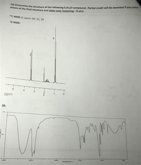 Solved Please See Attached Image For C And H NMR Chegg