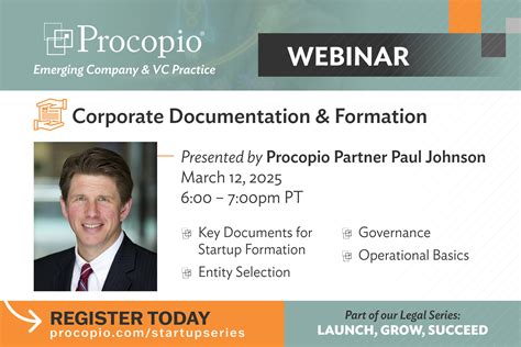 Corporate Documentation And Formation Startup Legal Series Procopio