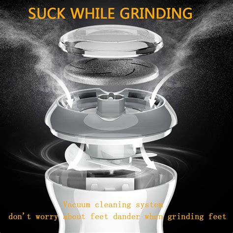 Badu Bg Преносима електрическа вакуумна адсорбционна мелница за крака Електронна пила за крака