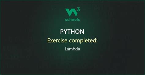 Arya Manoj On Linkedin Completed Exercise Python Lambda