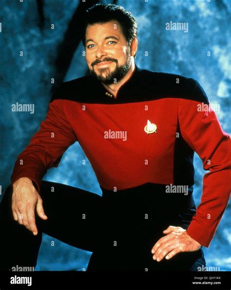 Jonathan Frakes Commandant William T Riker Dans Star Trek Banque De