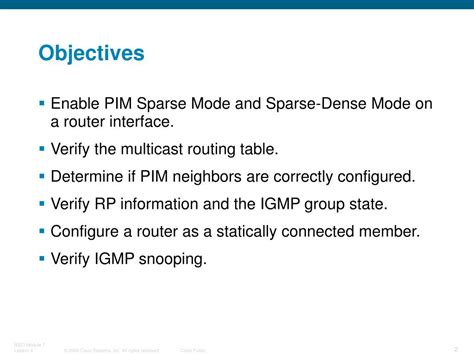 PPT IP Multicasting Multicast Configuration And Verification PowerPoint Presentation ID