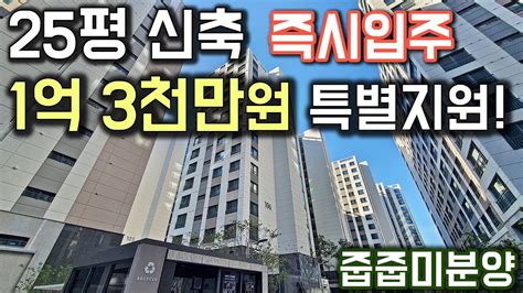 25평 신축 아파트 즉시입주 1억 3천만원 특별지원 준공완료 수도권 즉시입주 아파트 줍줍미분양 공개 30평대 급매아파트 줍줍 수원금호리첸시아 Youtube