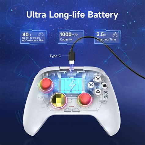 Bluetooth Game Controller For Pc Nintendo Switch Android Iphone Steam Deck Tv Box Qucopre Hall