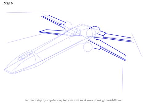 How To Draw X Wing Fighter From Star Wars Star Wars Step By Step DrawingTutorials Com