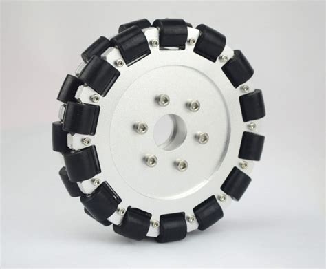 203mm Double Aluminum Omni Directional Wheel Basic 14124 Oz Robotics