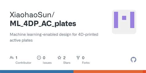Github Xiaohaosunml4dpacplates Machine Learning Enabled Design For 4d Printed Active Plates