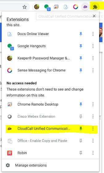 Install Cloudcall Unified Extension 1 29 10 Talentlaunch Services And Support