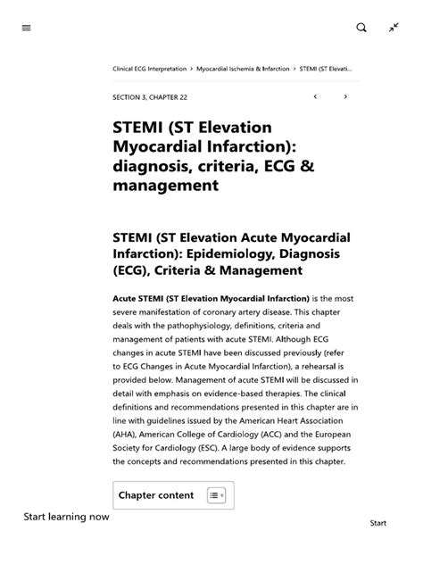 Management Of Stemi Pdf Management Of Stemi Pdf