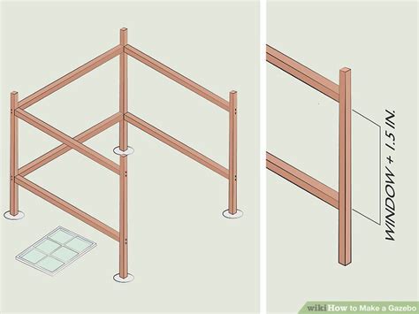How To Make A Gazebo Steps With Pictures WikiHow
