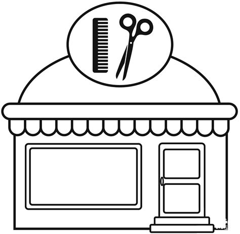 Hair Salon Coloring Pages