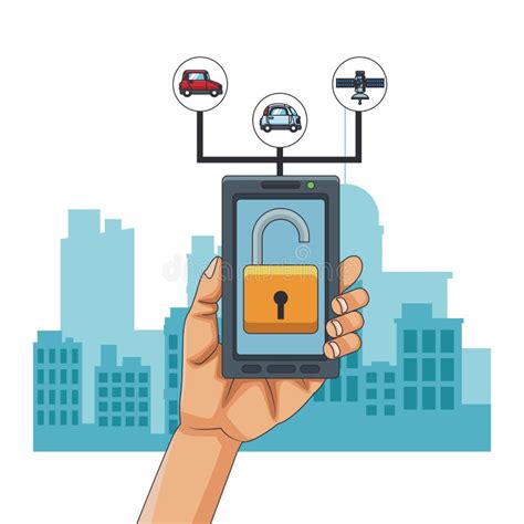 Gps Car Tracking Stock Vector Illustration Of Positioning 122542308