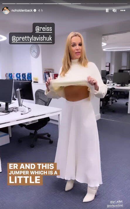Amanda Holden 52 Stuns Fans As She Suffers Wardrobe Malfunction While