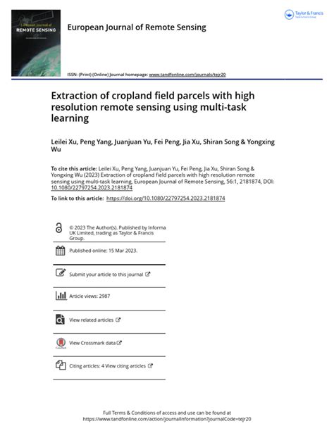 Extraction Of Cropland Field Parcels With High Resolution Remote Sensing Using Multi Task