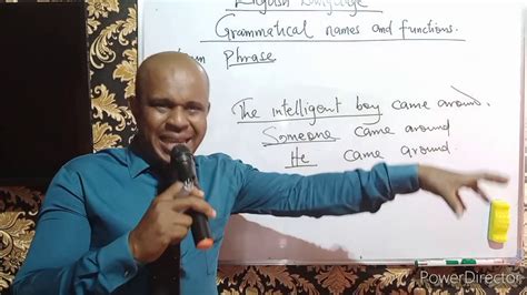 Grammatical Names And Functions Youtube