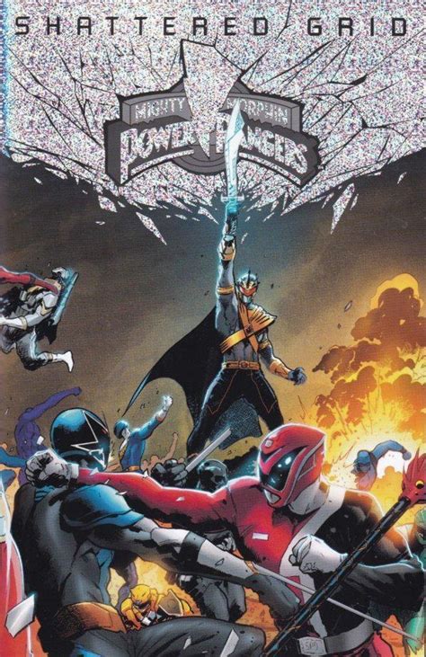 Mighty Morphin Power Rangers Shattered Grid Shattered Holofoil 1