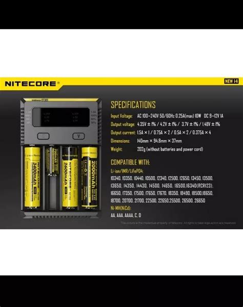 Nitecore New I4 Intellicharger Uk