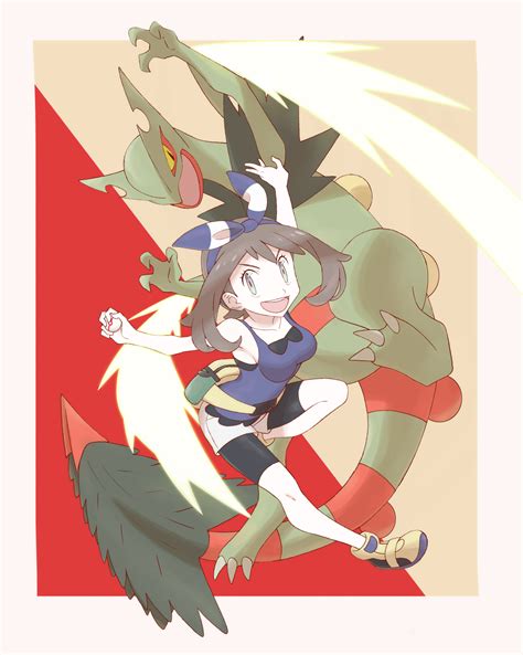 May Sceptile And Mega Sceptile Pokemon And 1 More Drawn By Nomura