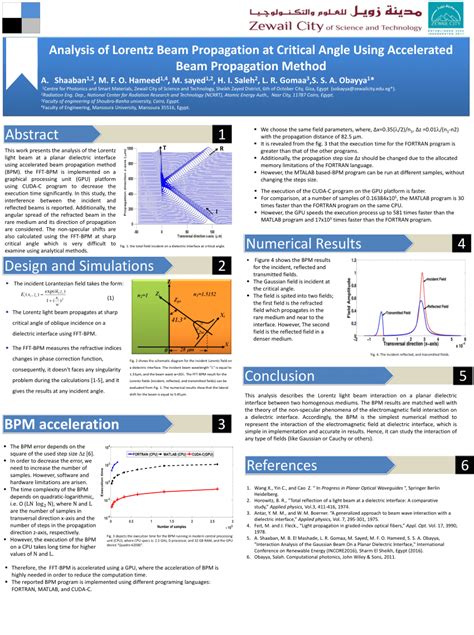 Pdf Analysis Of Lorentz Beam Propagation At Critical Angle Using
