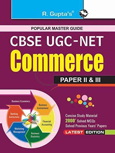 Ugc Netset Commerce Paper Ii And Iii Jrf And Assistant Professor Exam