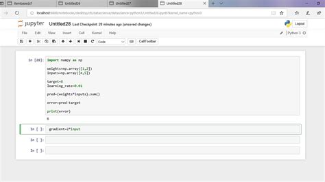 Gradient Descent Calculating Slope Update Weightsmachine Learning Youtube
