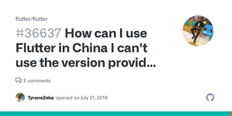 How Can I Use Flutter In China I Cant Use The Version Provided By Flutter Because I Cant