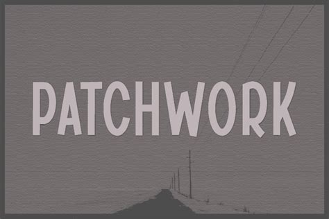 Patchwork Font · 1001 Fonts Patchwork Font · 1001 Fonts